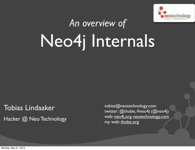 An overview of Neo4j Internals | PDF | Databases | Computer Software and Applications