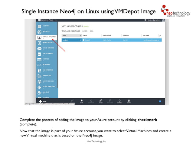 Neo4j on Azure Step by Step | PPT | Cloud Computing | Internet