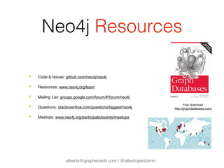 Primeros pasos con la base de datos de grafos Neo4j | PPT
