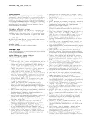 Neoadjuvant NSAIDs in colon cancer | PDF