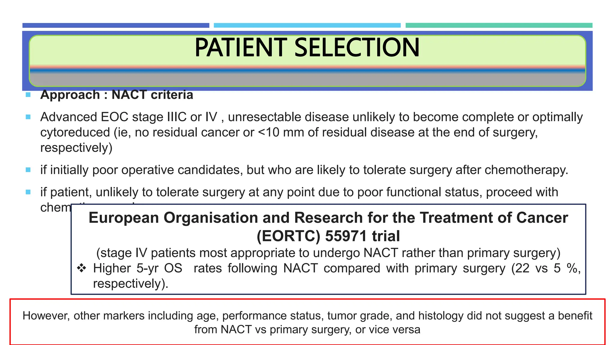 ovarian cancer: NACT | PPTX
