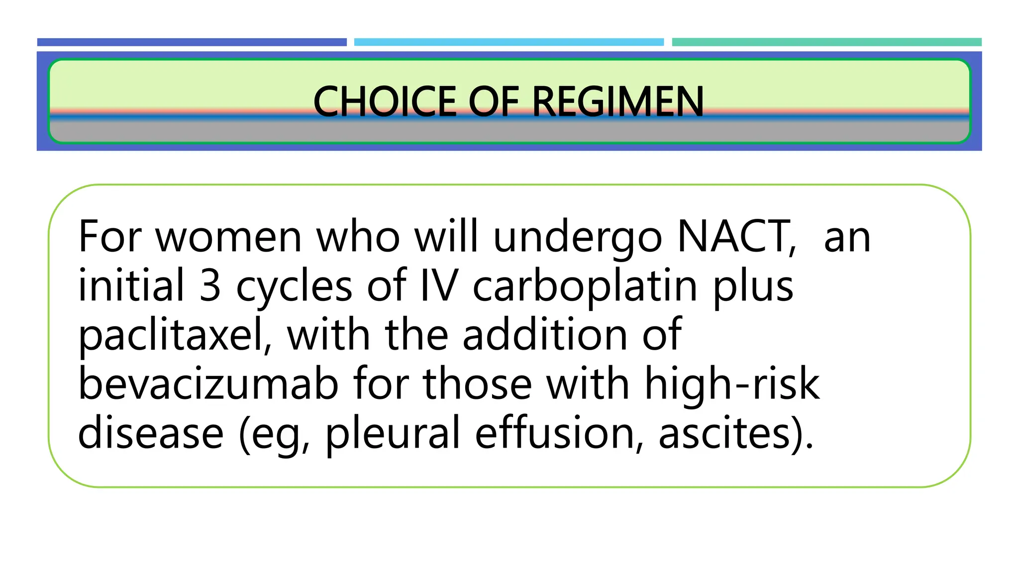 ovarian cancer: NACT | PPTX