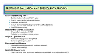 ovarian cancer: NACT | PPTX
