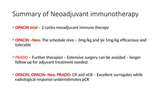 neoadjuvantoradjuvantimmunotherapyinmelanomastageiii-210829031510.pptx