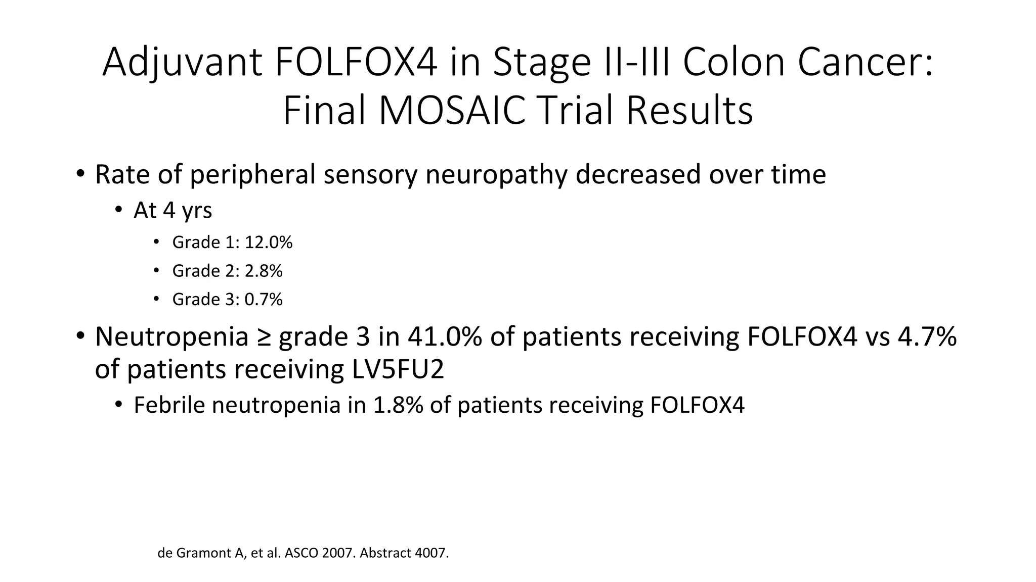 Tratamento neoadyuvante y adyuvante en cáncer de colon | PPTX