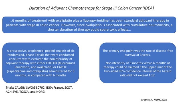 Tratamento neoadyuvante y adyuvante en cáncer de colon | PPTX