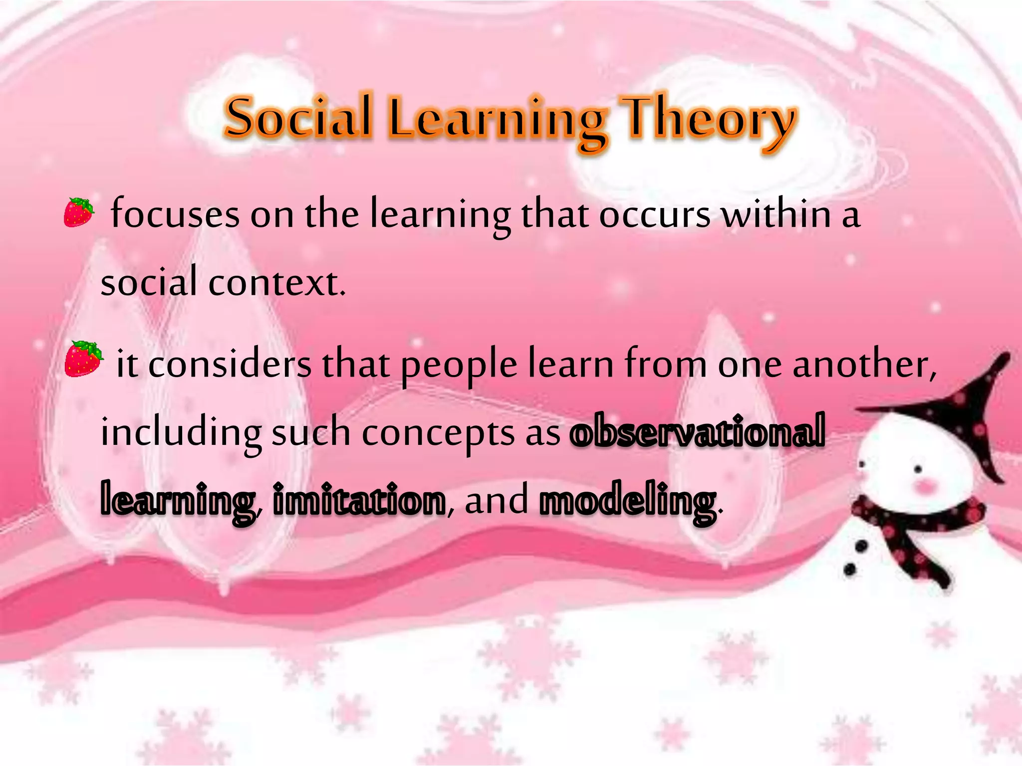 albert bandura' social learning theory | PPTX