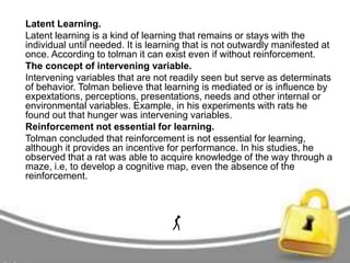 Neo behaviorism (Facilitating Learning) | PPTX