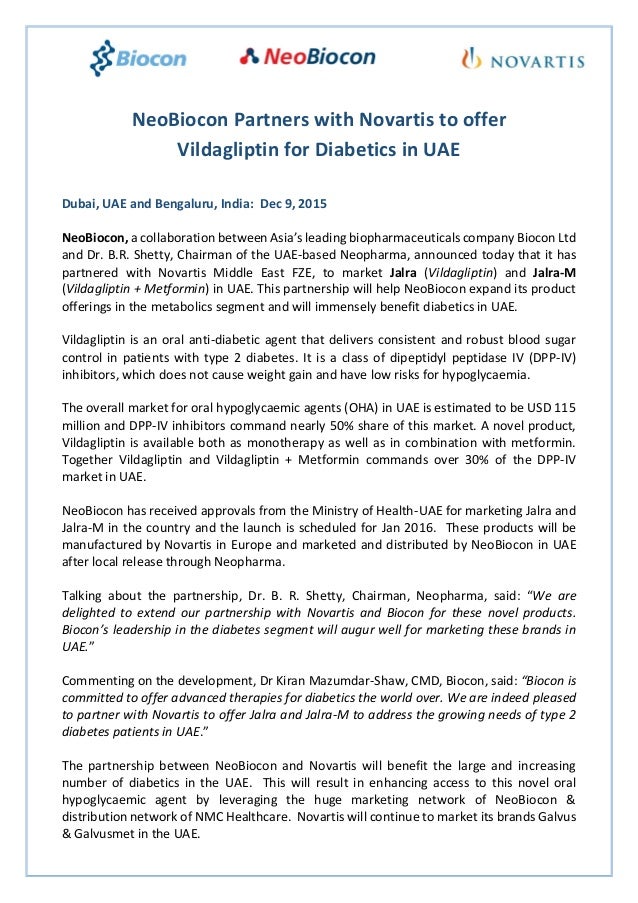 neobiocon-partners-with-novartis-to-offer-vildagliptin-for-diabetics