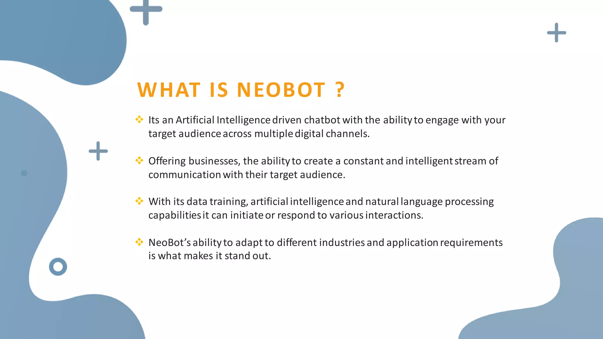 NeoBot - AI ChatBot | PDF