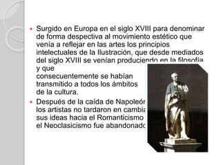 Historia del Arte - Neoclasicismo | PPTX