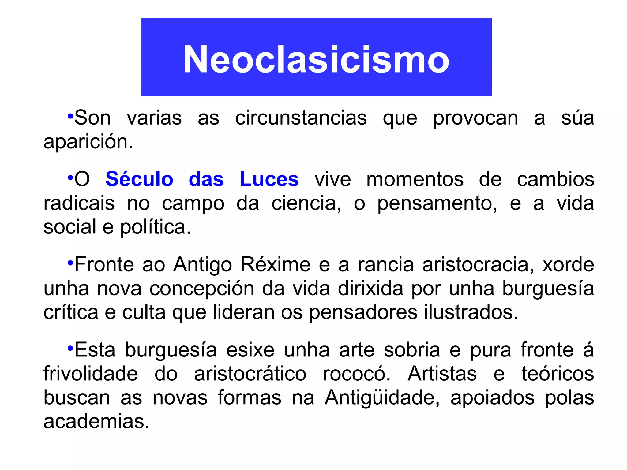 Neoclasicismo, romanticismo. Goya | PPT