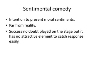 PAPER-2 TYPES OF COMEDY | PPT