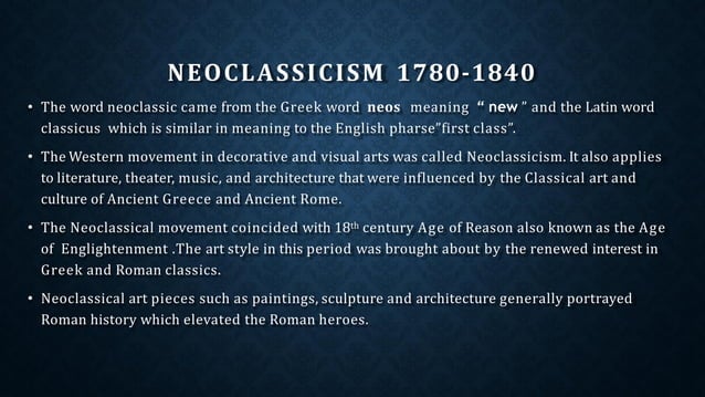 NEOCLASSICAL AND ROMANTIC -PPT.pdf | Classical Music | Music