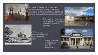 Neoclassical architecture ,Late victorian era and gothic revival | PPTX