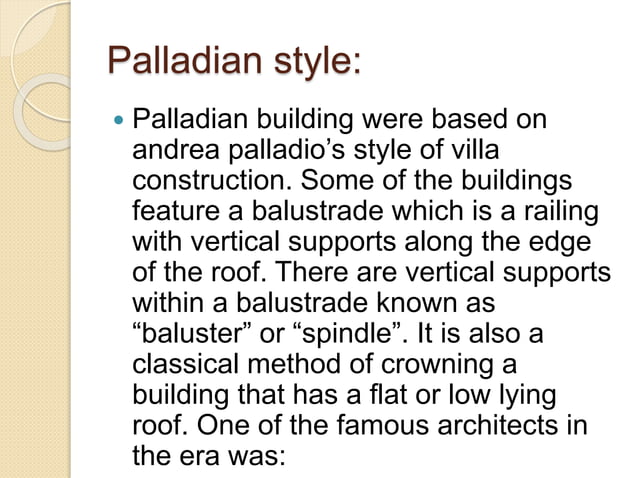 Neoclassical architecture | PPTX
