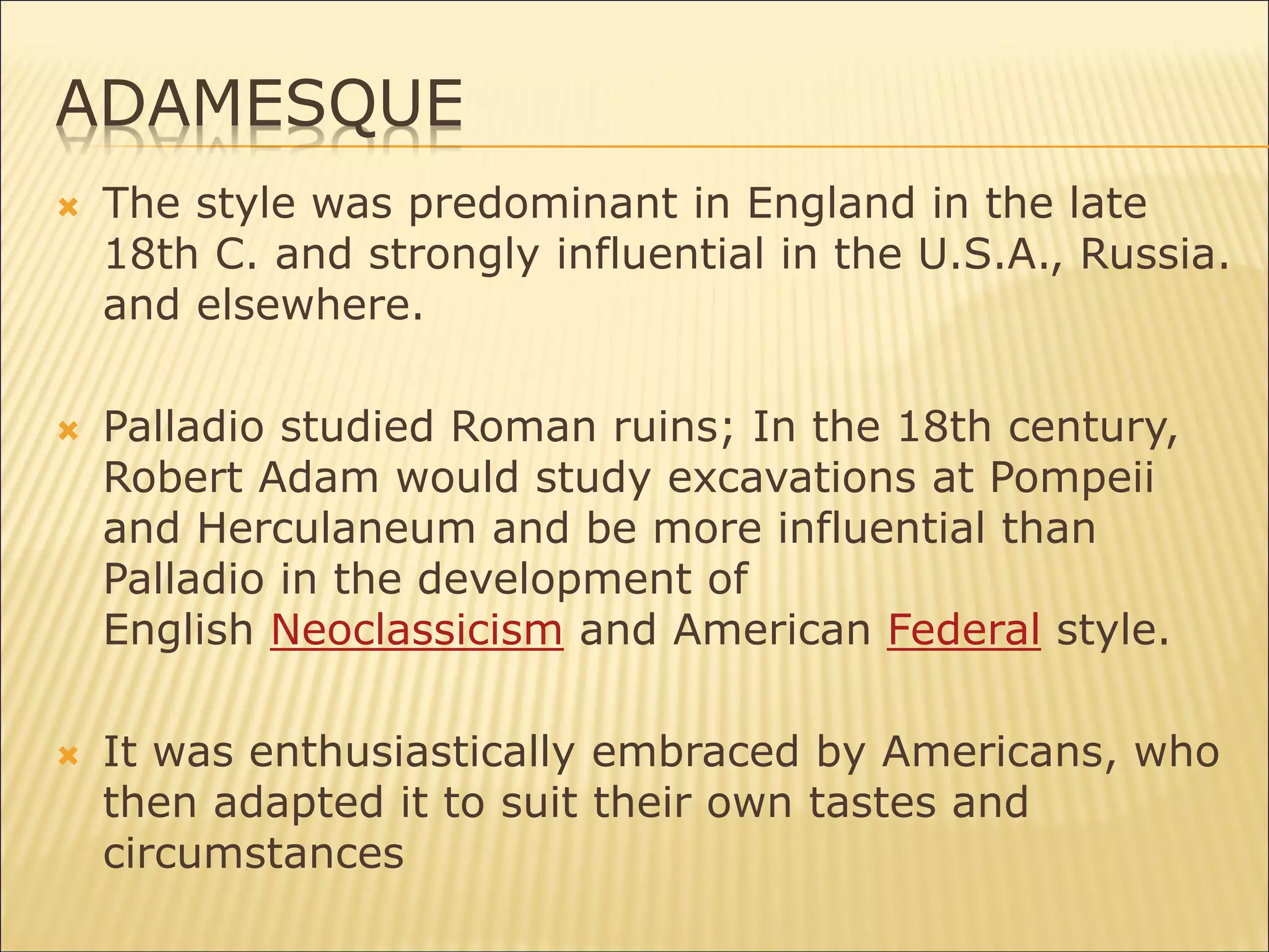 Neo classical architecture | PDF