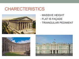 Neoclassical architecture style | case study | PPTX