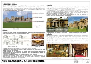 Neo classical architecture | PPTX