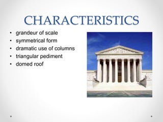 HISTORY: Neoclassical Architecture | PPTX