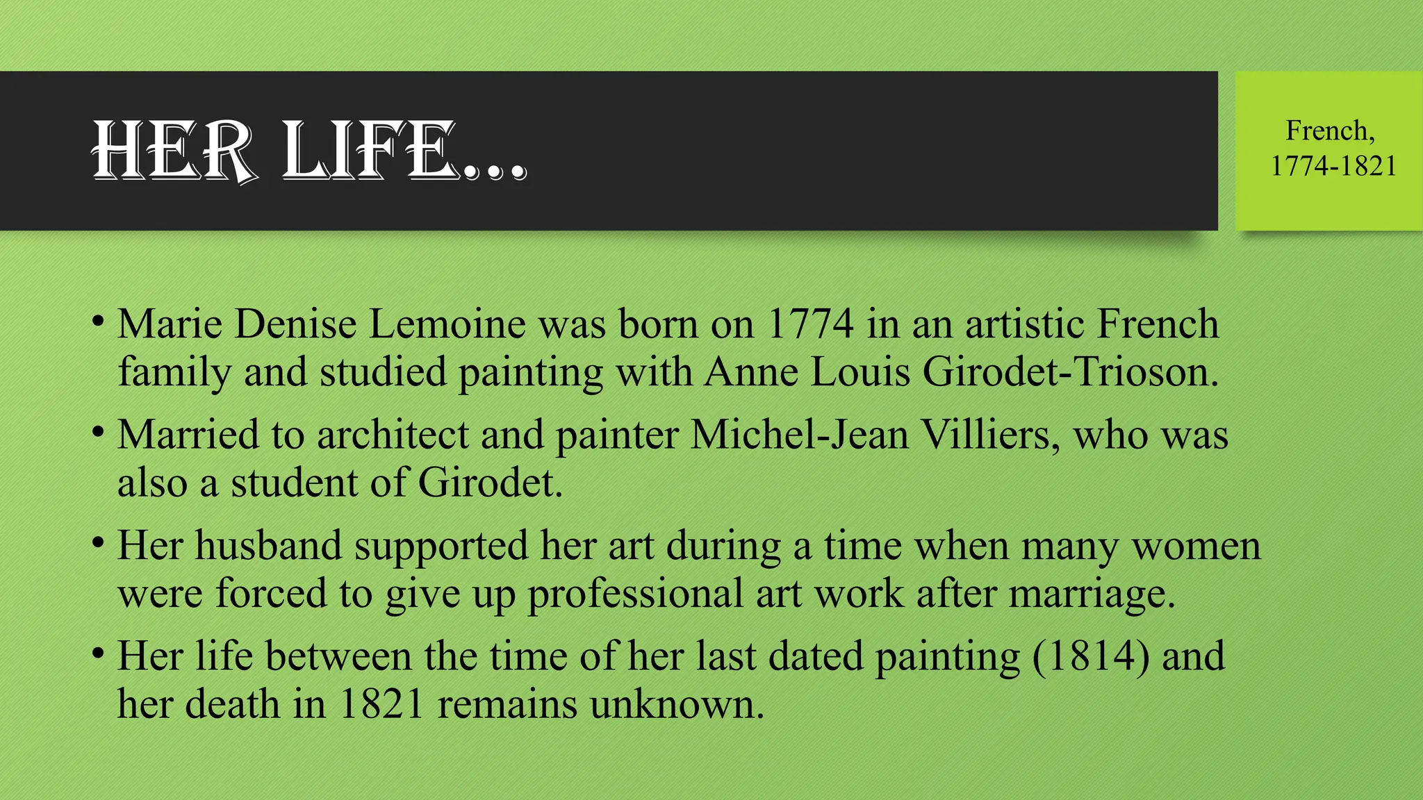 neoclassical artist- MARIE-DENISE VILLERS.pptx