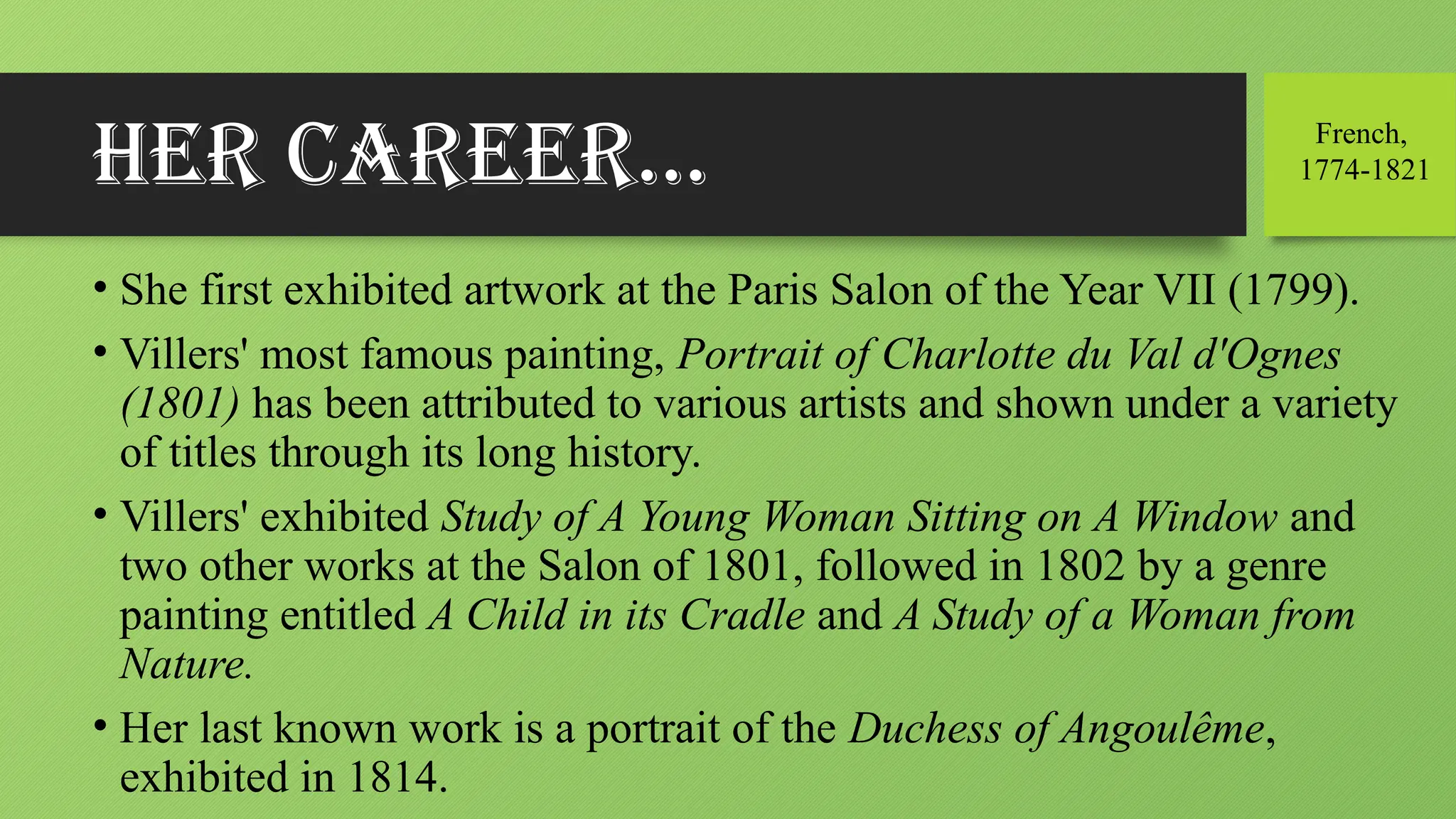 neoclassical artist- MARIE-DENISE VILLERS.pptx