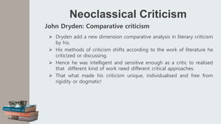 Neoclassical criticism | PPTX