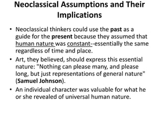 Neoclassical Literary Criticism | PPTX
