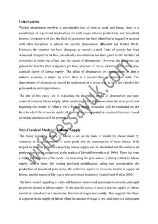 Neoclassical model | PDF