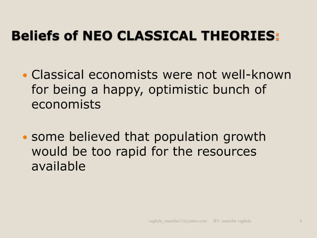 Neo classical school of management thoughtsneo clasical theory of ...
