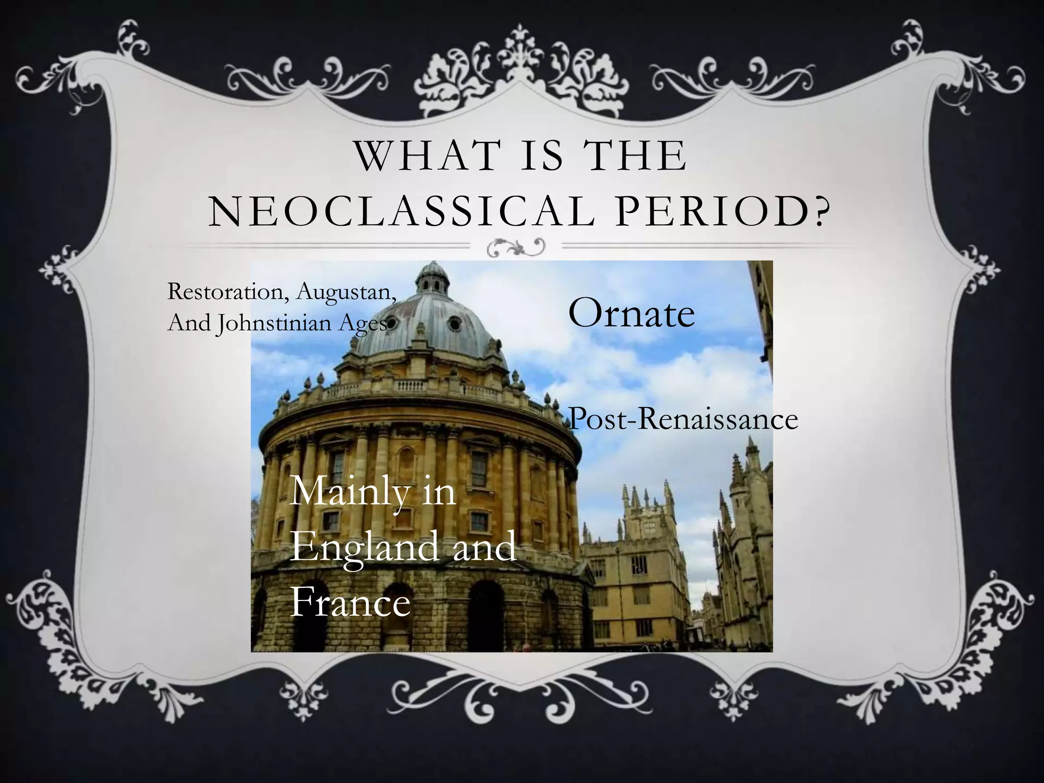 Neoclassical theatre (2) | PPTX