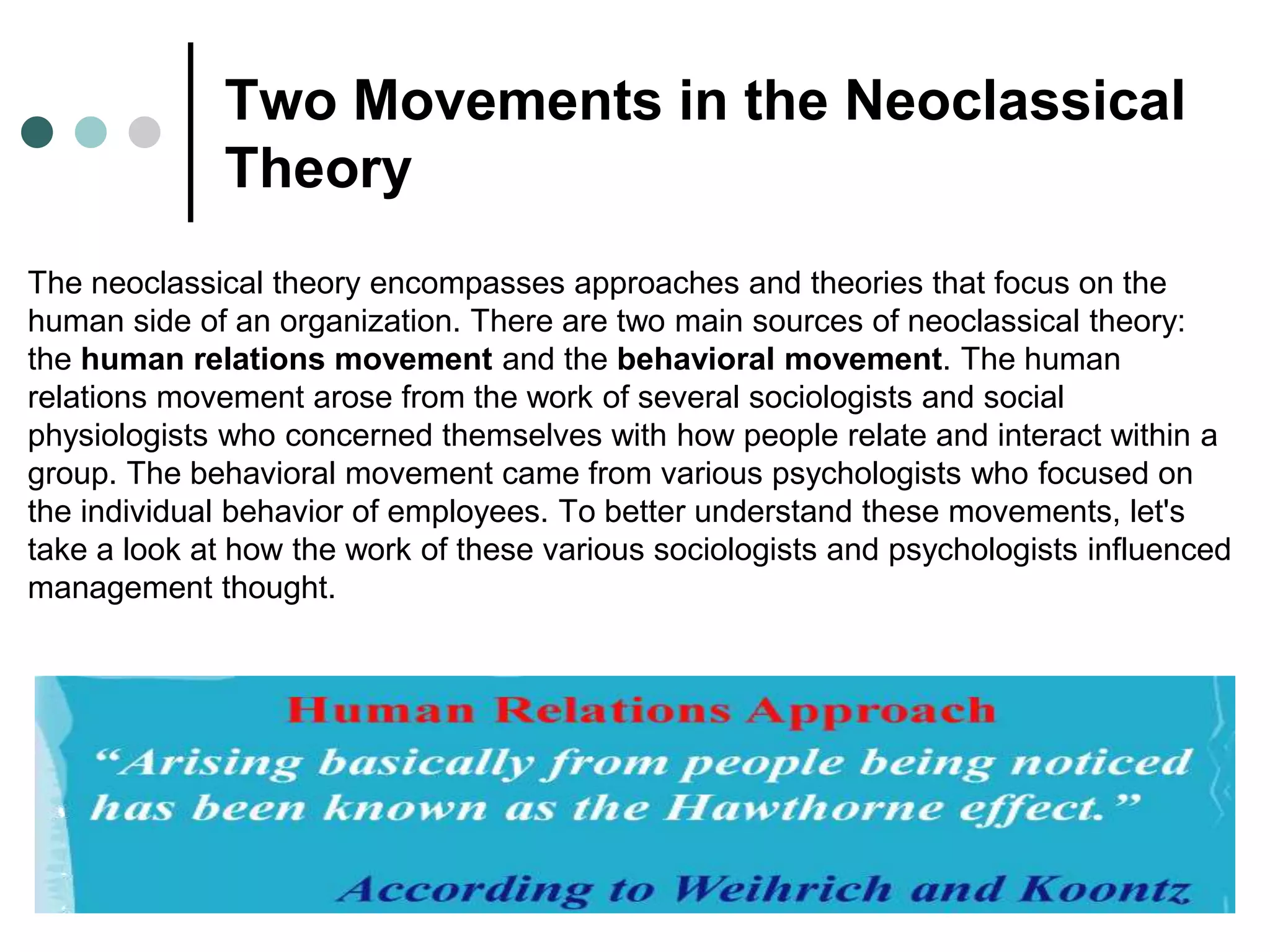 Neo classical theories and comparison of Classical vs neo classical theory | PPTX