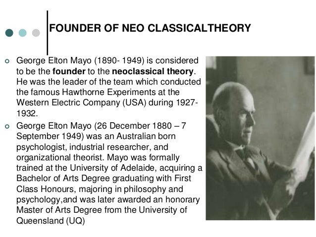 Neo Classical Theories And Comparison Of Classical Vs Neo Classical T…