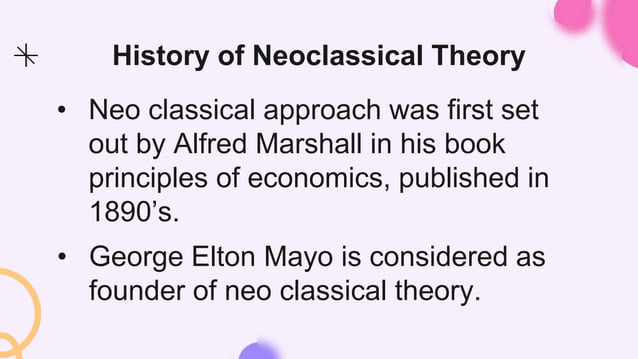 Neo-classical theory report PowerPoint!! | PPT