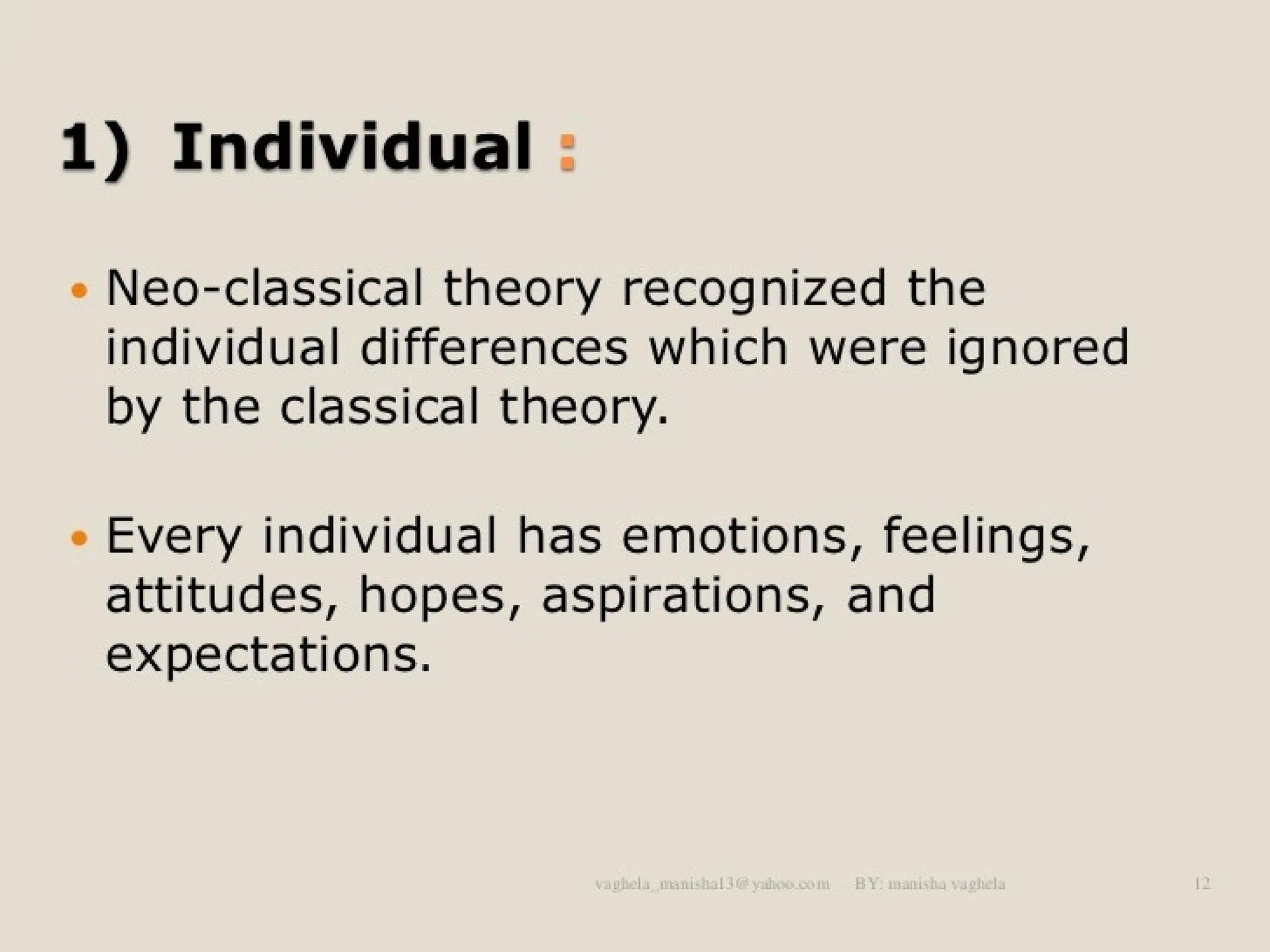 Neoclassical Theory of management thought.pptx