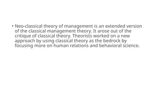 neo classical theory.pphrhrheheheehehehehtx | PPTX