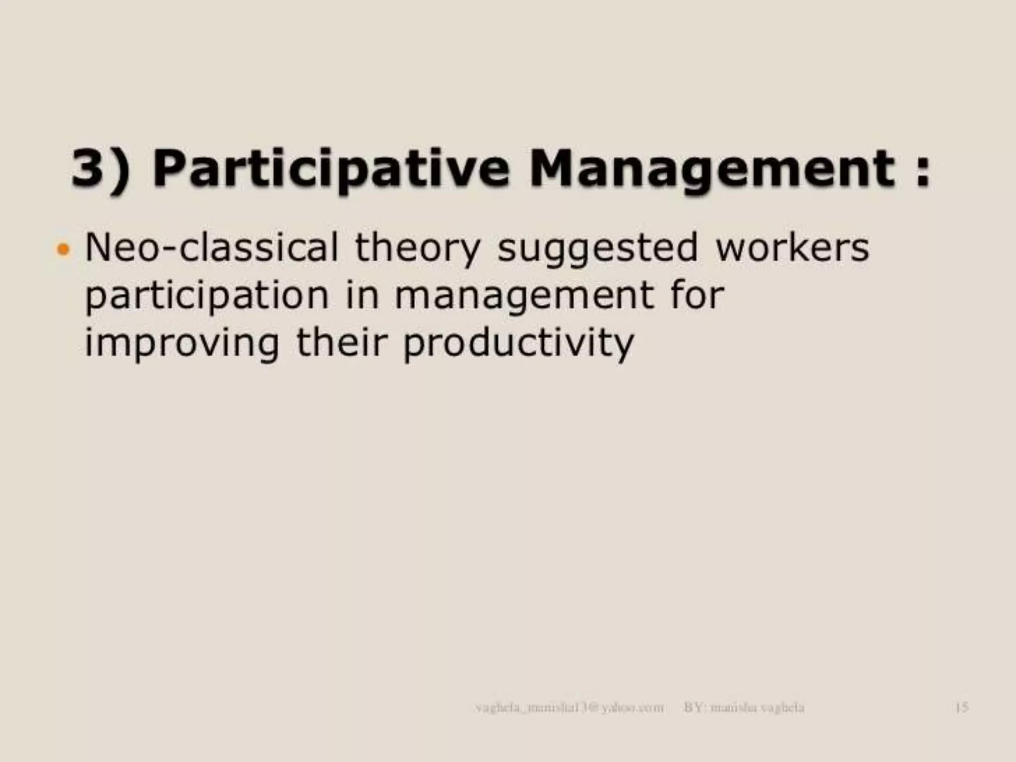 Neoclassical theory_of_management | PPTX