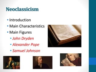Characteristics of the neoclassical age | PPTX