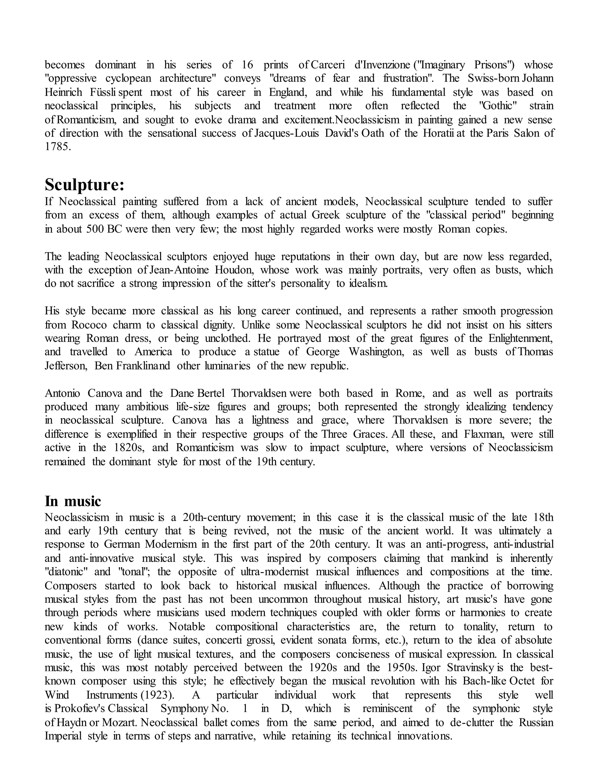 Neoclassicism | DOCX