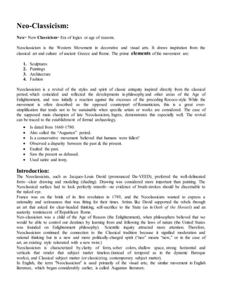 Neoclassicism | DOCX