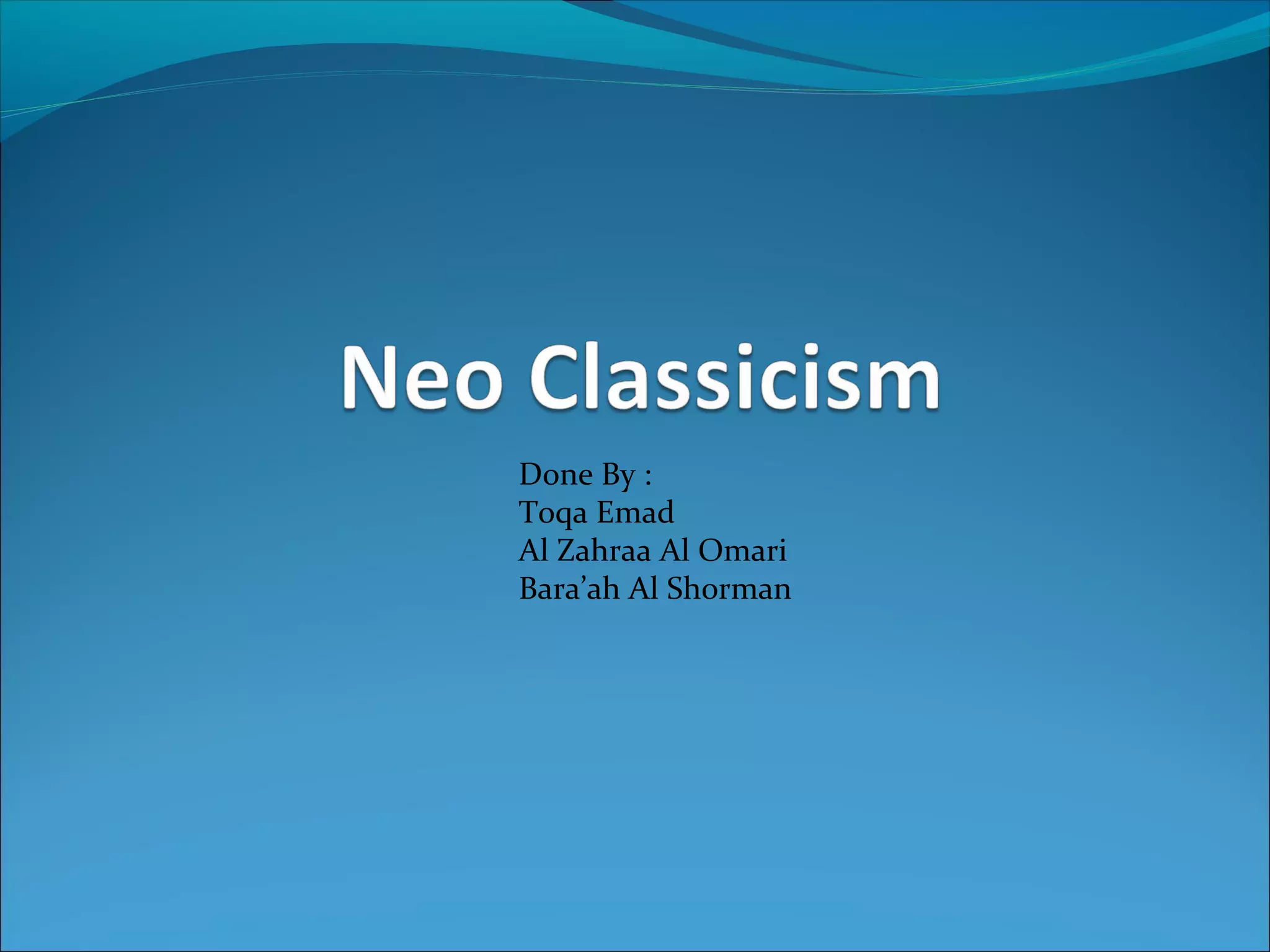 Neo classicism | PPT