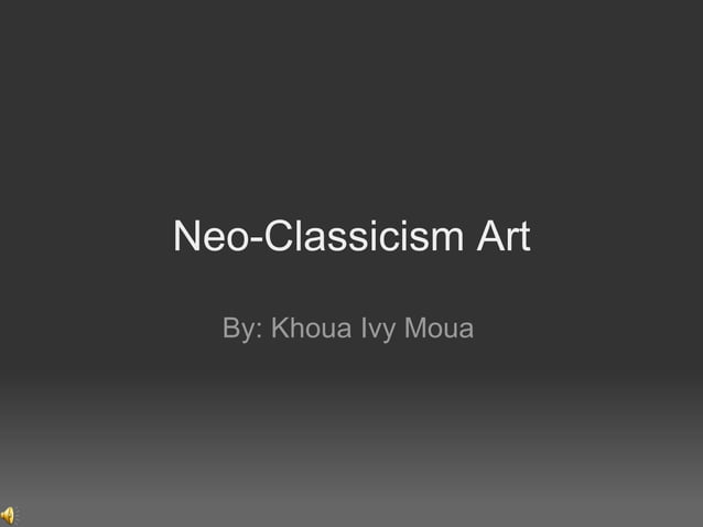 Neo classicism art | PPT