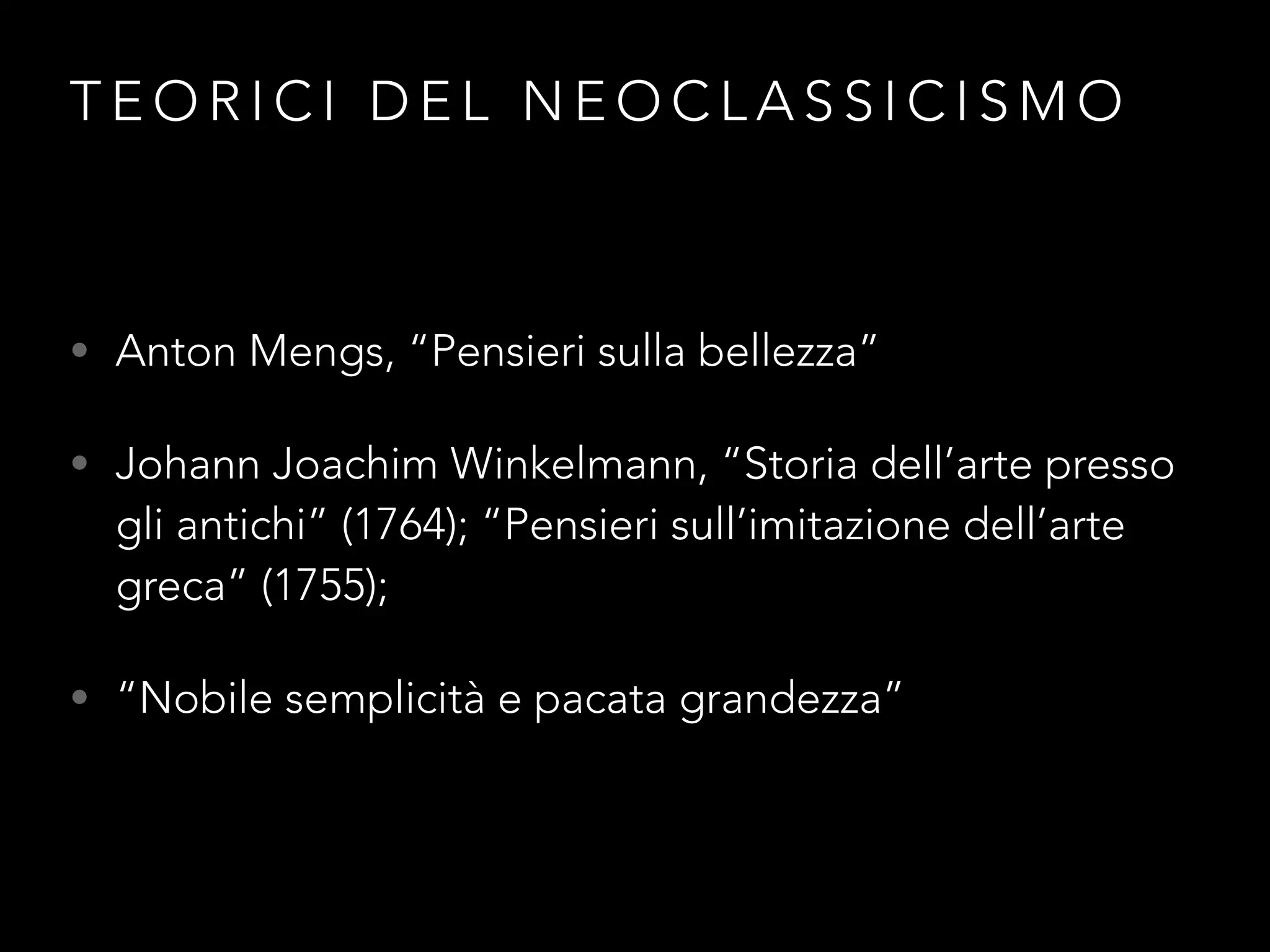 Neoclassicismo: un'introduzione | PPT
