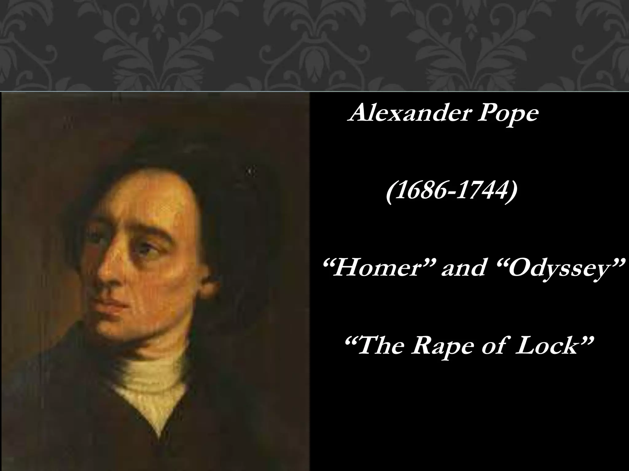 Neoclassicism poetry | PPTX