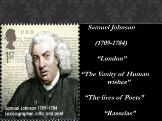 Neoclassicism poetry | PPTX