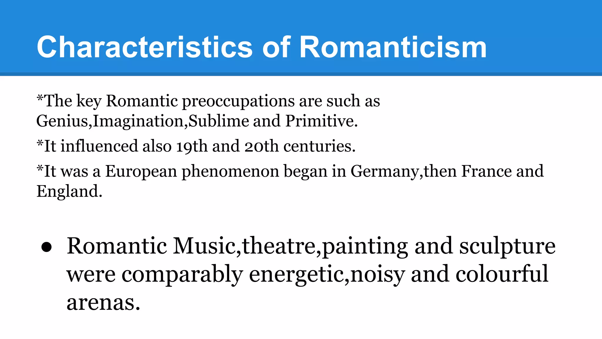 Neo classicism, romanticism and realism | PPTX