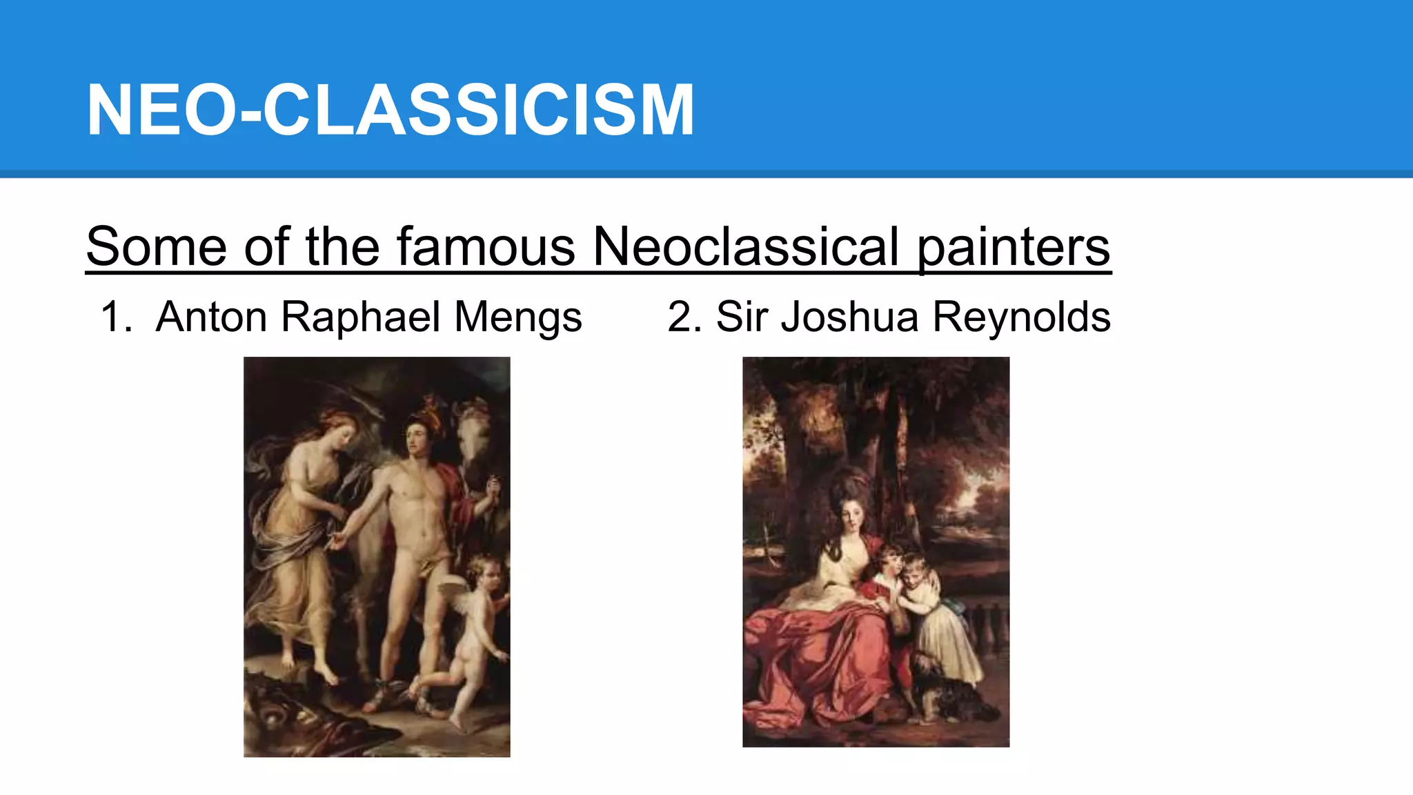 Neo classicism, romanticism and realism | PPTX