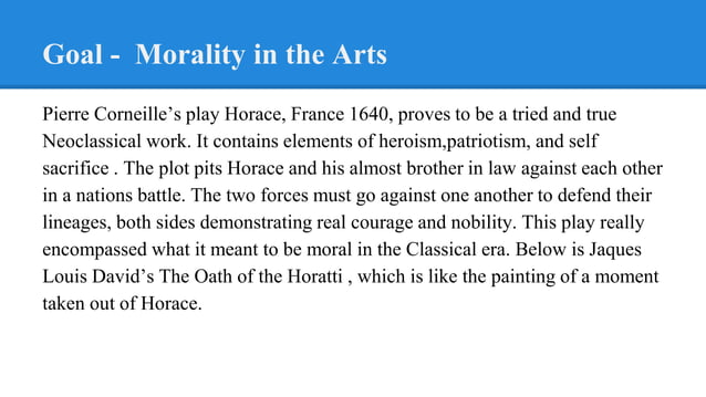 Neo classicism, romanticism and realism | PPTX