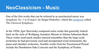 Neo classicism, romanticism and realism | PPTX