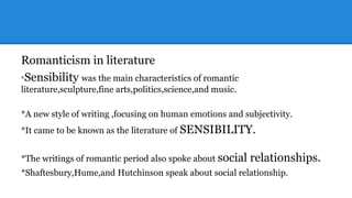 Neo classicism, romanticism and realism | PPTX